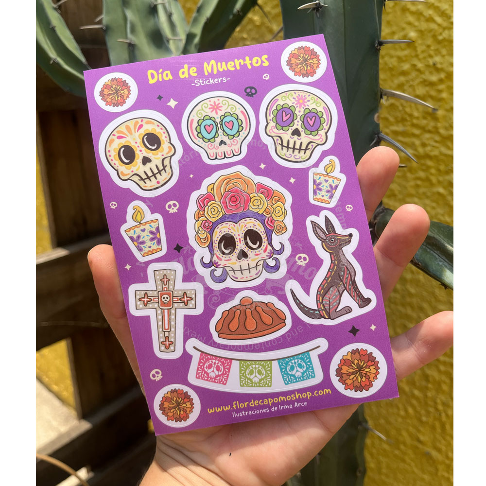 Stickers Día de Muertos